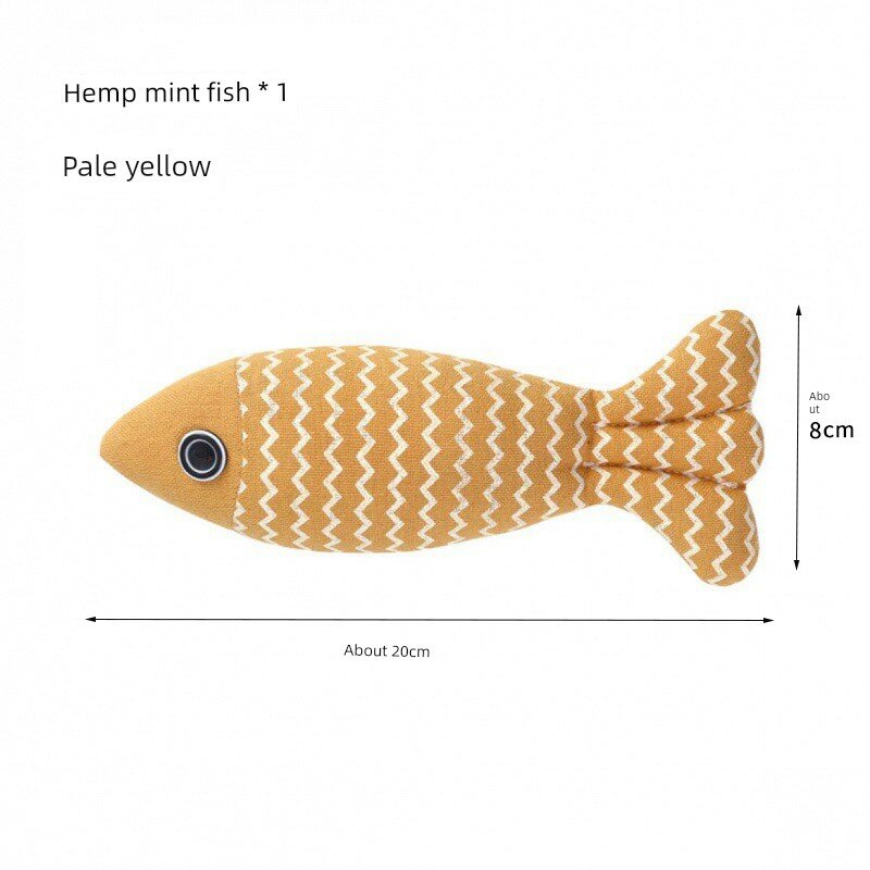 Корм для кошек с кошачьей мятой - Светло-желтый, прочная интерактивная игрушка для прорезывания зубов для котят