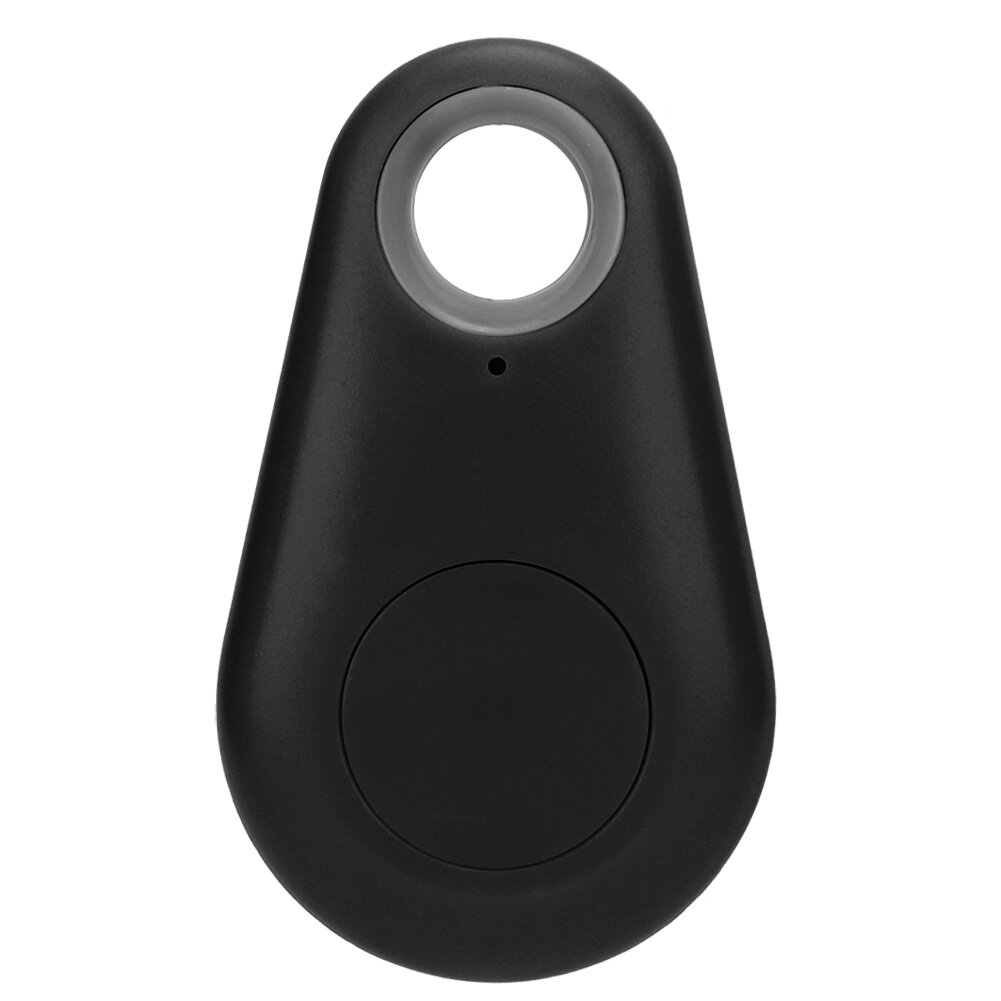 Уличное миниатюрное устройство для отслеживания местоположения домашних животных (собак и кошек) с Bluetooth GPS и функцией защиты от потери (черное).