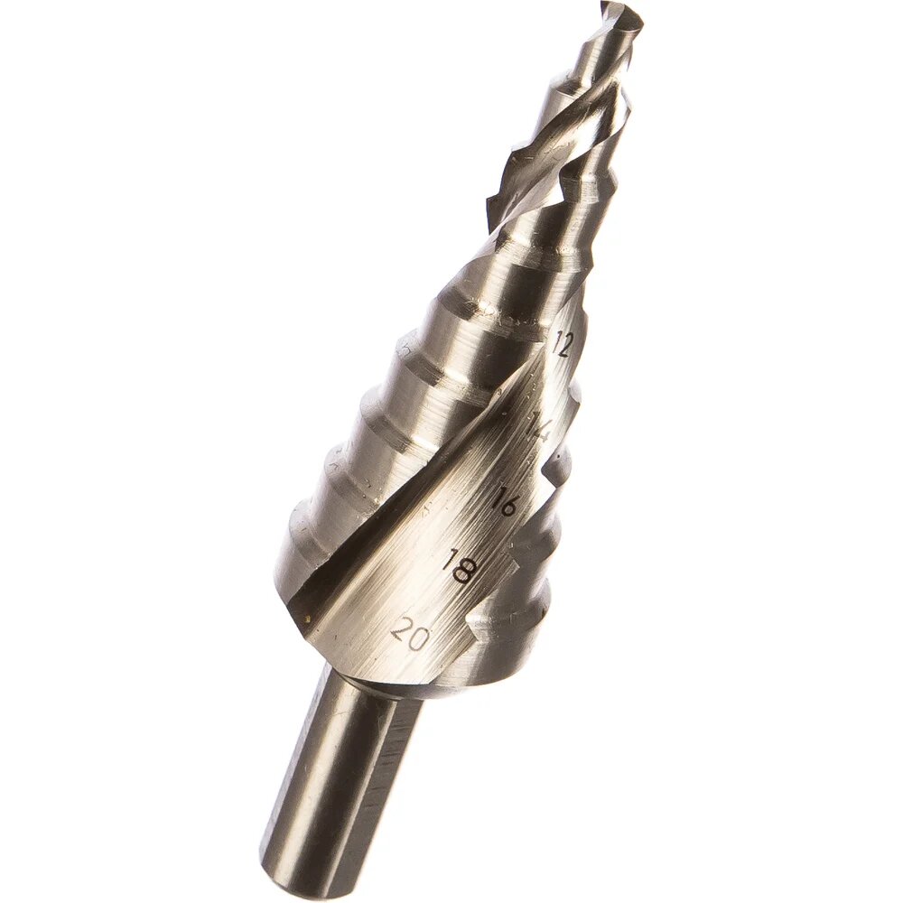 RUKO Ступенчатое сверло №1 d.4,6,8,10,12,14,16,18,20мм 101051