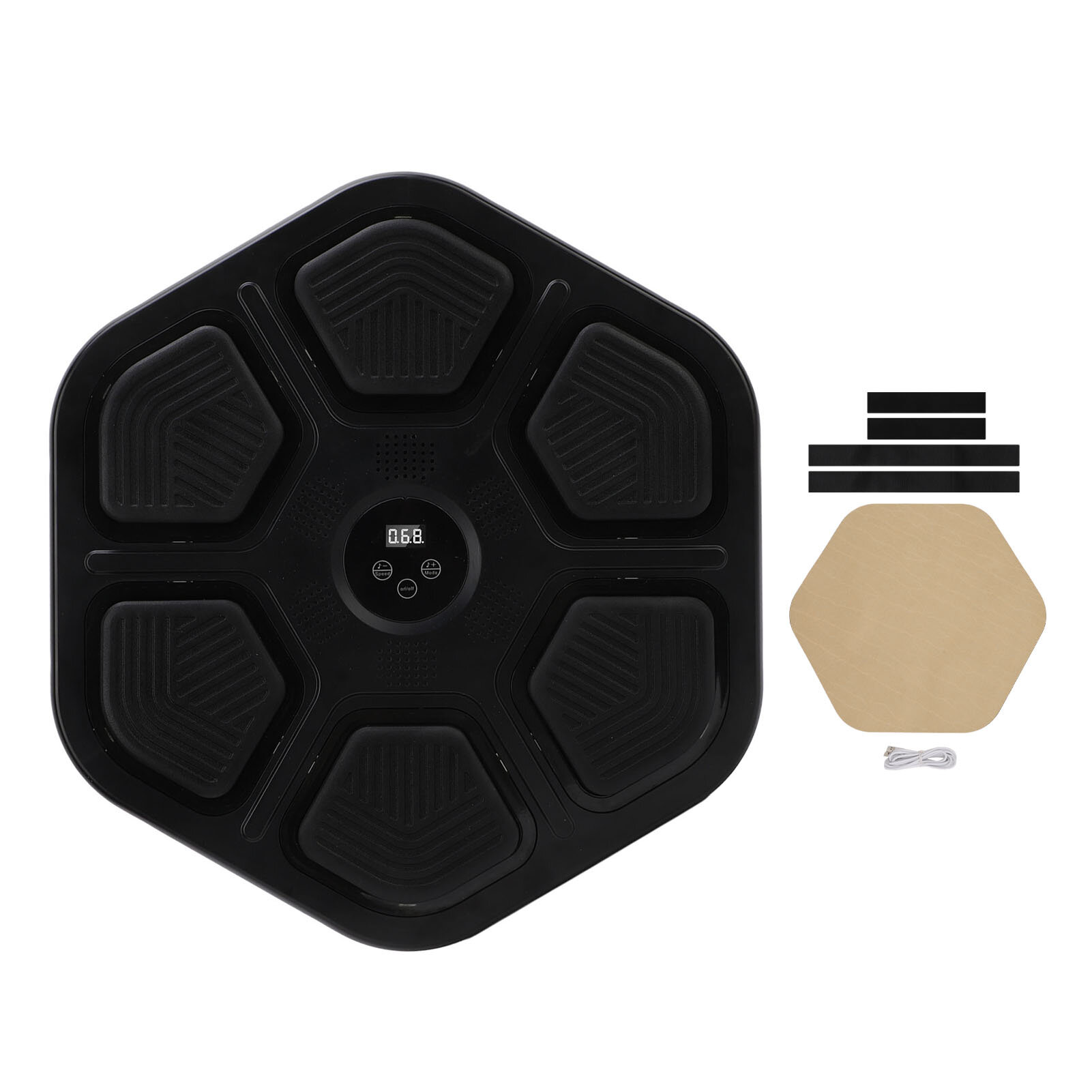 Музыкальный тренажер для бокса для детей и взрослых, умный Bluetooth-тренажер с электронными мишенями