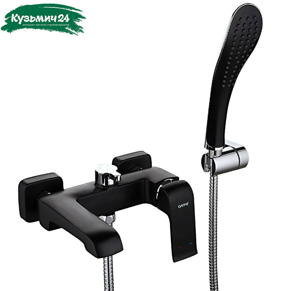 Смеситель для ванны Gappo G3250 черный