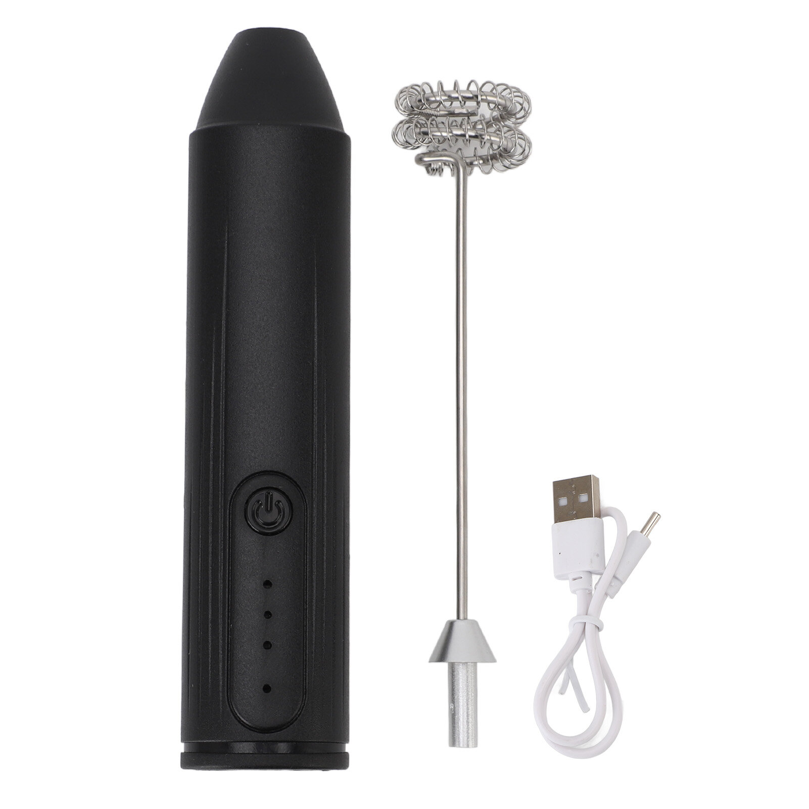 Молоковое педаль беспроводное перезаряжаемое портативные напитки миксер для кофе, помешивая молочным коктейлем, взбивая черное