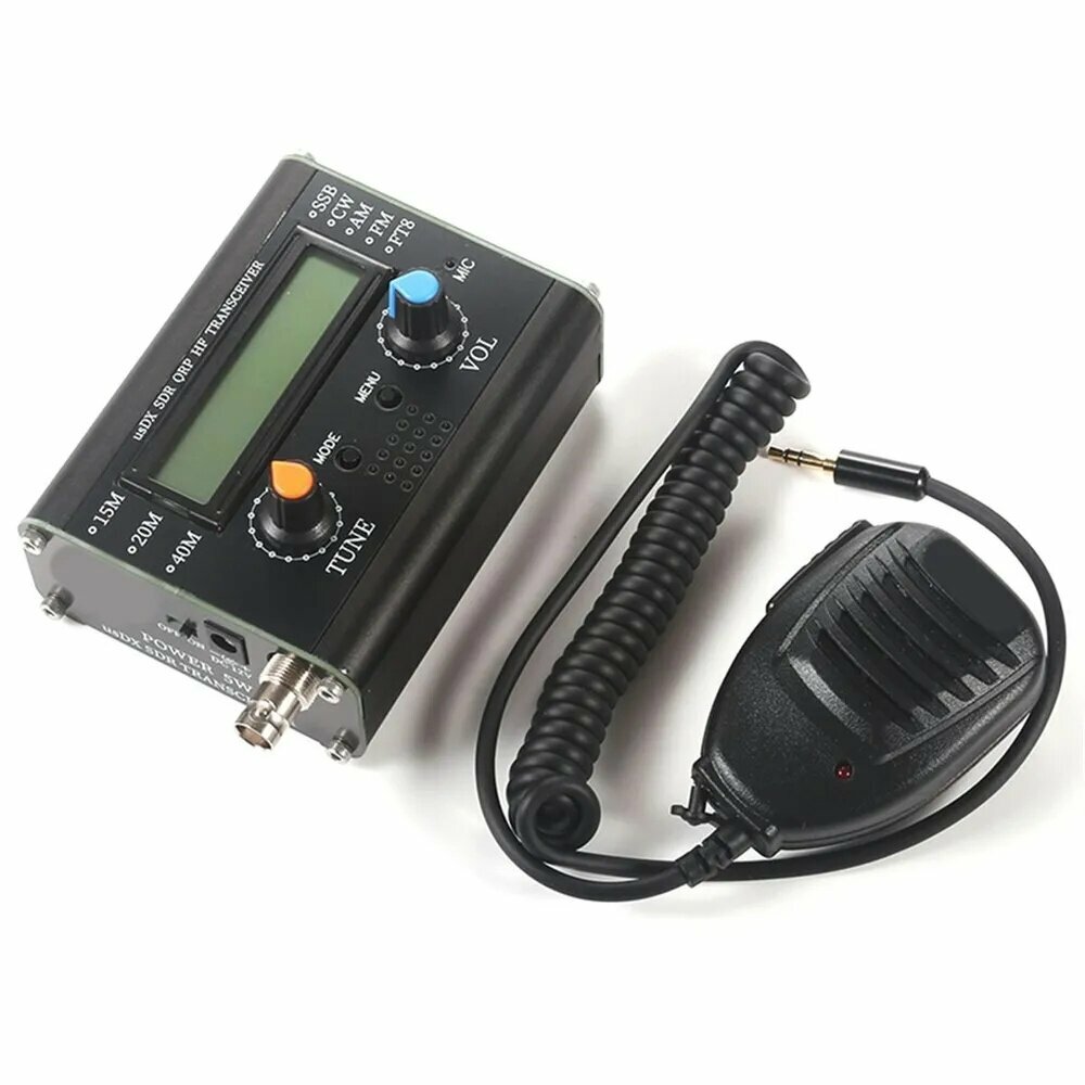 5 Вт UsDX SDR QRP трансивер QCX-SSB в SSB 3-диапазонный всережимный КВ с ручным микрофоном
