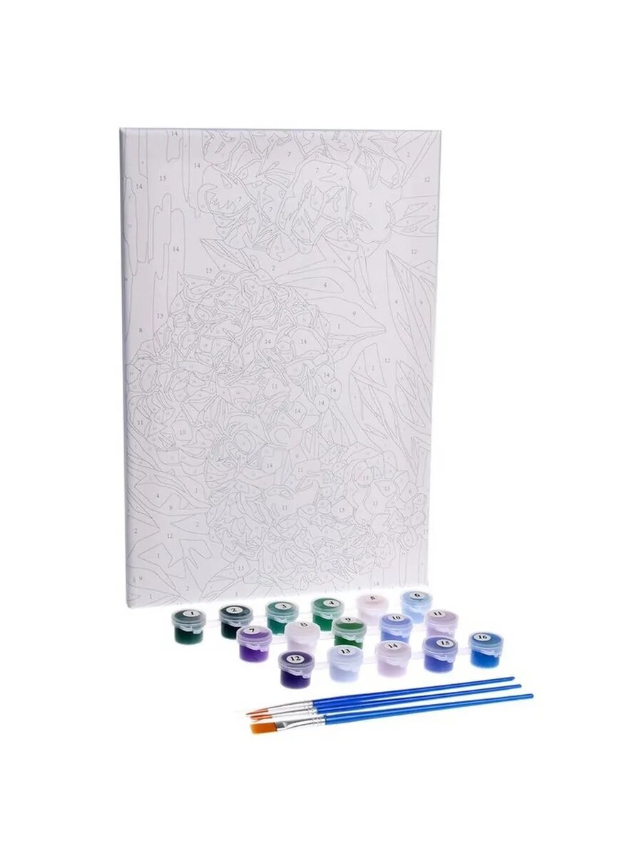 Картина по номерам «Гортензии» 20x30 см