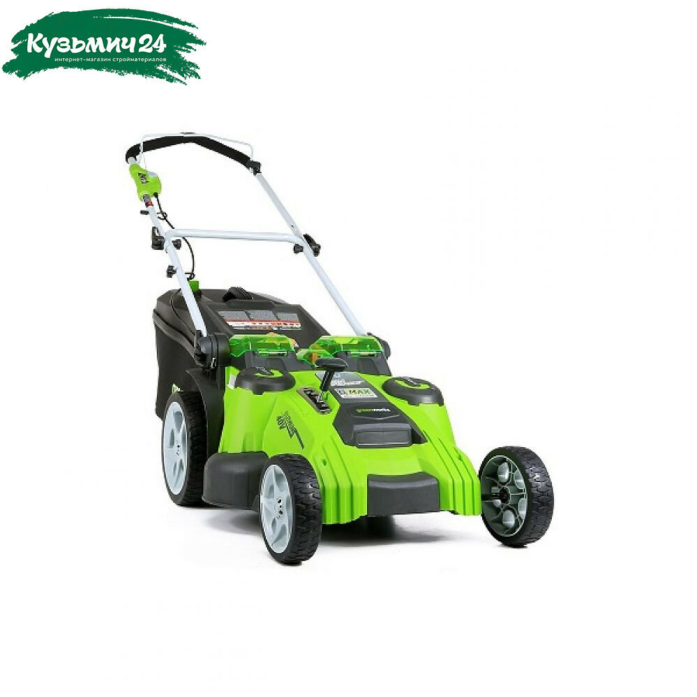 Газонокосилка аккумуляторная Greenworks GD40LM49DBK4 40В 1акк 4.0 Ah+з. у, 1 шт.