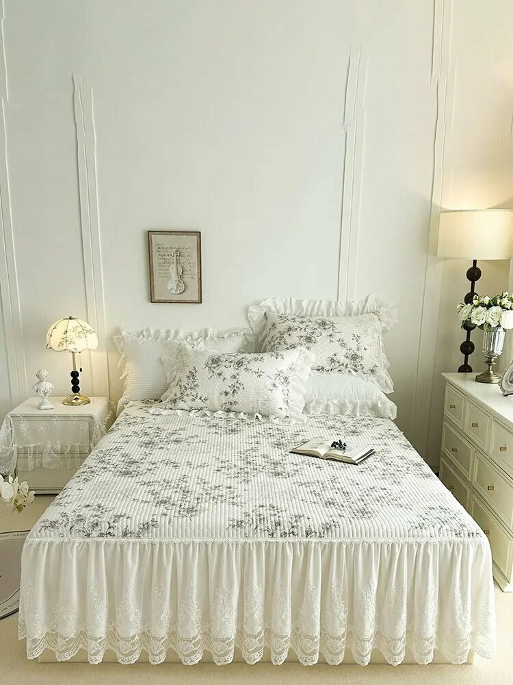 AiWinsure Покрывало cotton bedspread, Хлопок с размерами: 200 см х 120 см