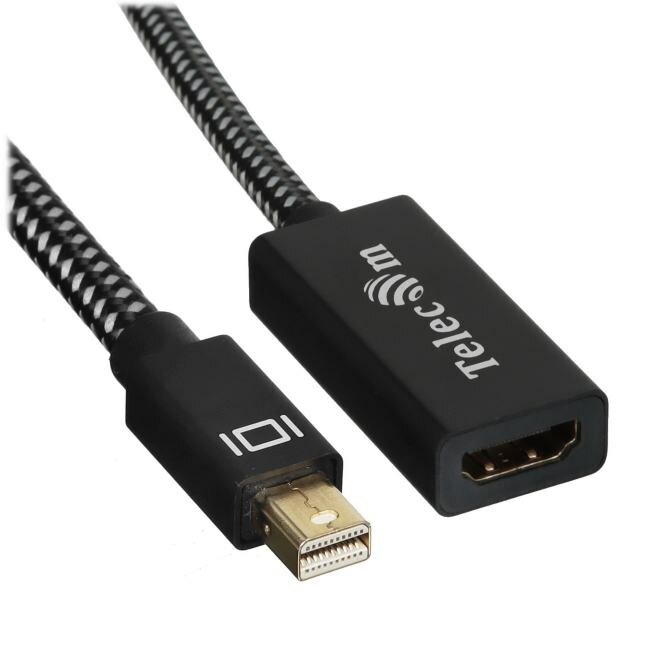 Переходник Telecom TA585 Кабель-адаптер miniDP-M --> HDMI-F 0.2m , 8K@60Hz, медь