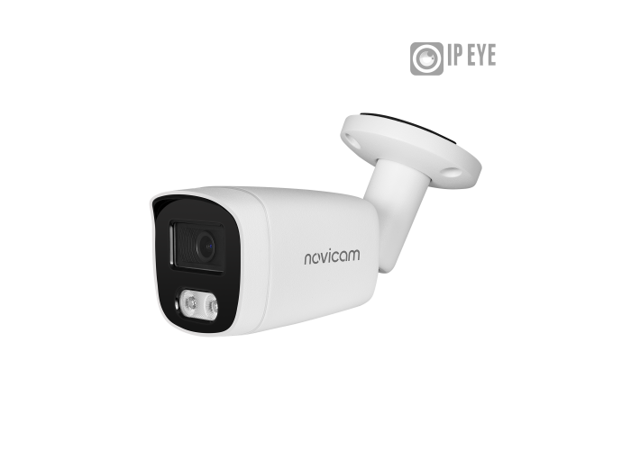 BASIC 53 Novicam v.1472 - IP видеокамера пуля, матрица 1/2.8" CMOS SONY IMX 335, 5 Мп 25 к/с, объектив фиксированный 2.8 мм, уличная всепогодная IP67, ИК 30м, 0.01 люкс, DC 12В/PoE, аудиовход