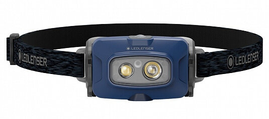 Светодиодный налобный фонарь LED LENSER HF4R Core аккумуляторный синий