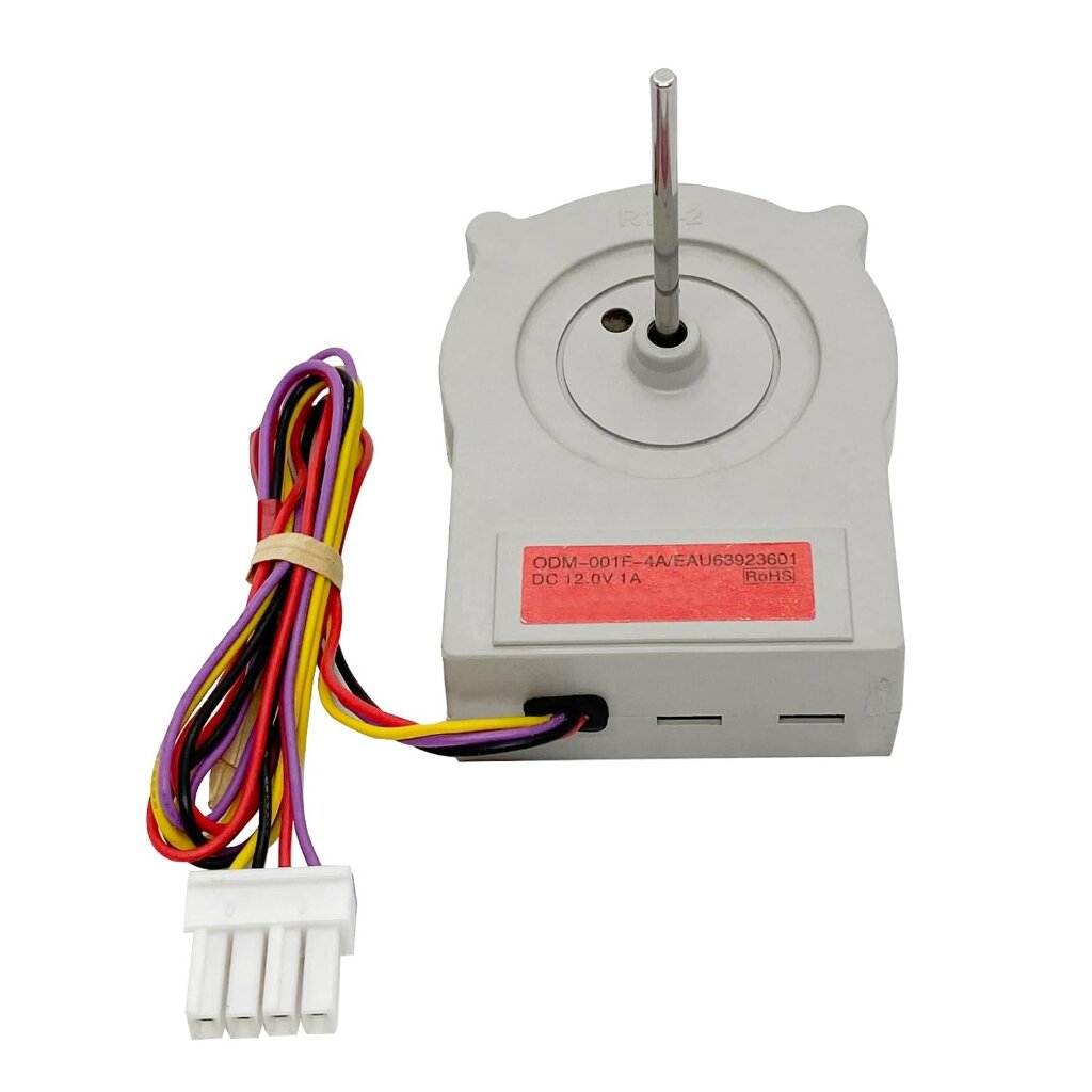 Компонент охлаждения холодильника Пластиковый двигатель вентилятора с высоким крутящим моментом Бесшумная работа для постоянного контроля температуры