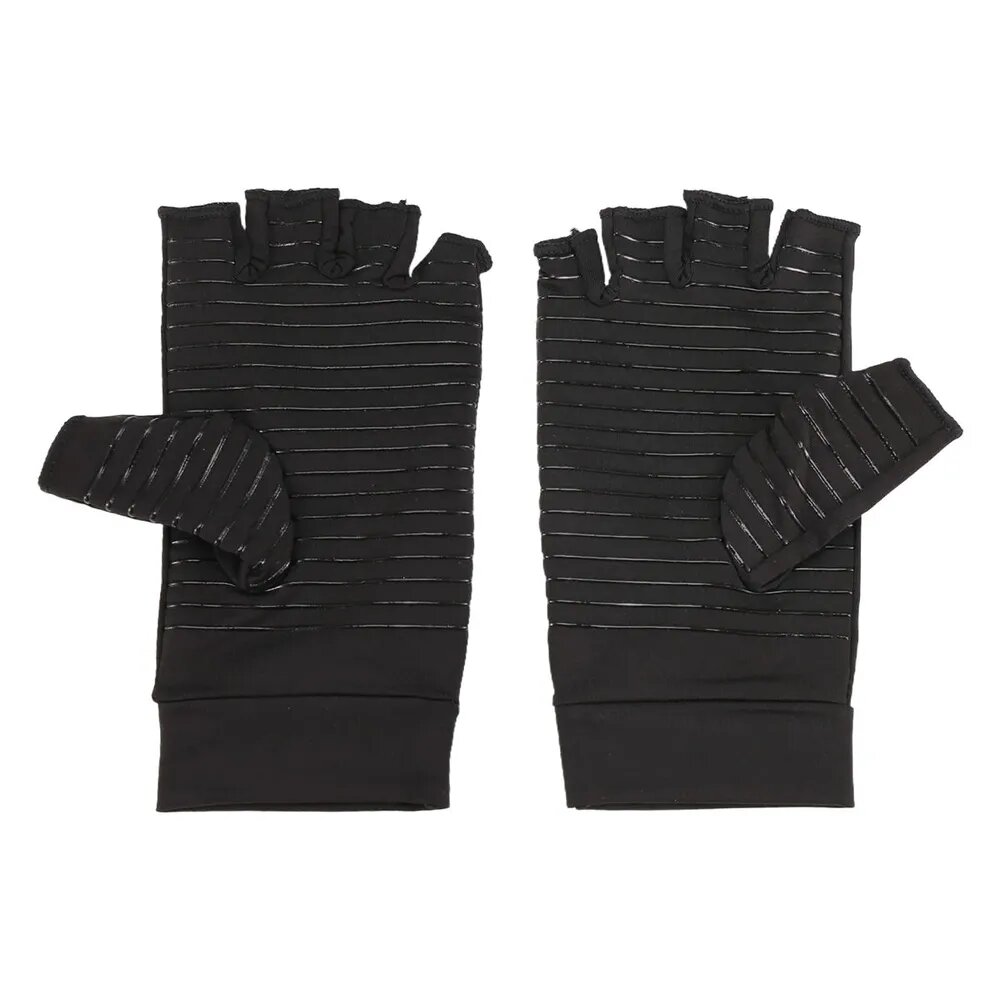 Компрессионные перчатки от артрита, перчатка из медного волокна для комфорта при ревматоидном синдроме запястного канала, запястье