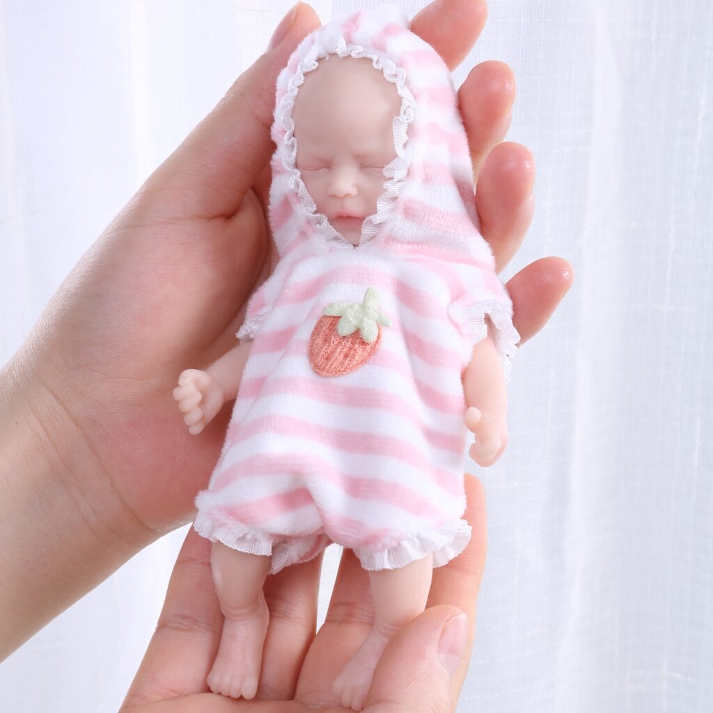 15см Reborns Baby Doll Полнотелая силиконовая кукла Детская развивающая игрушка-кукла