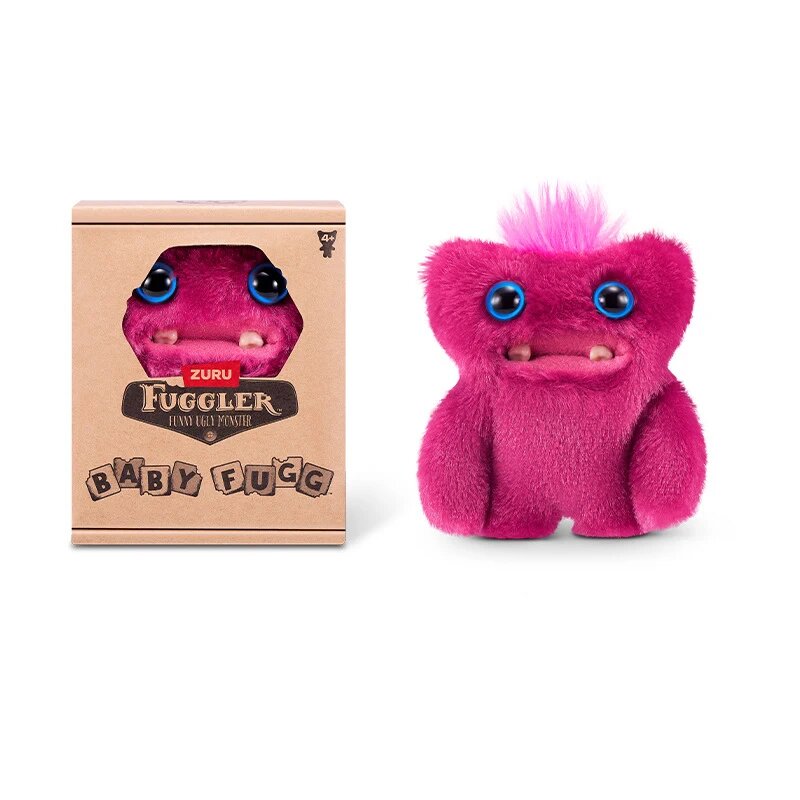 Fuggler Baby Fugg 4-го поколения мягкая игрушка Розовый, WIDE EYED WEIRDO