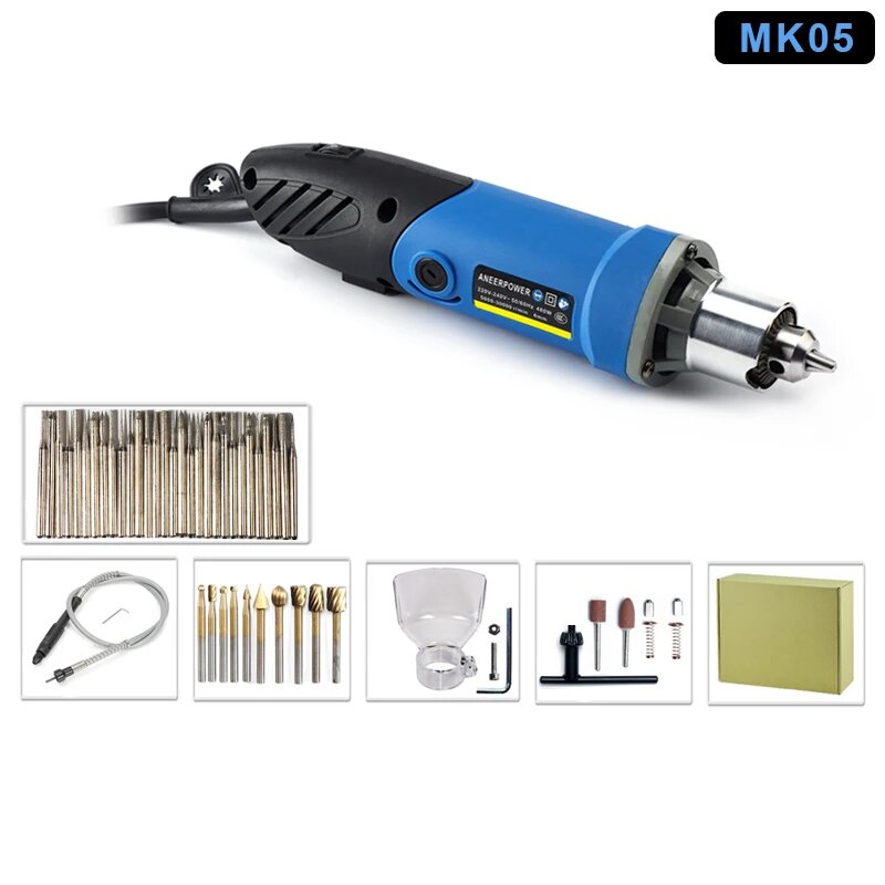 Электрическая дрель ANEERPOWER MK05, 480 Вт