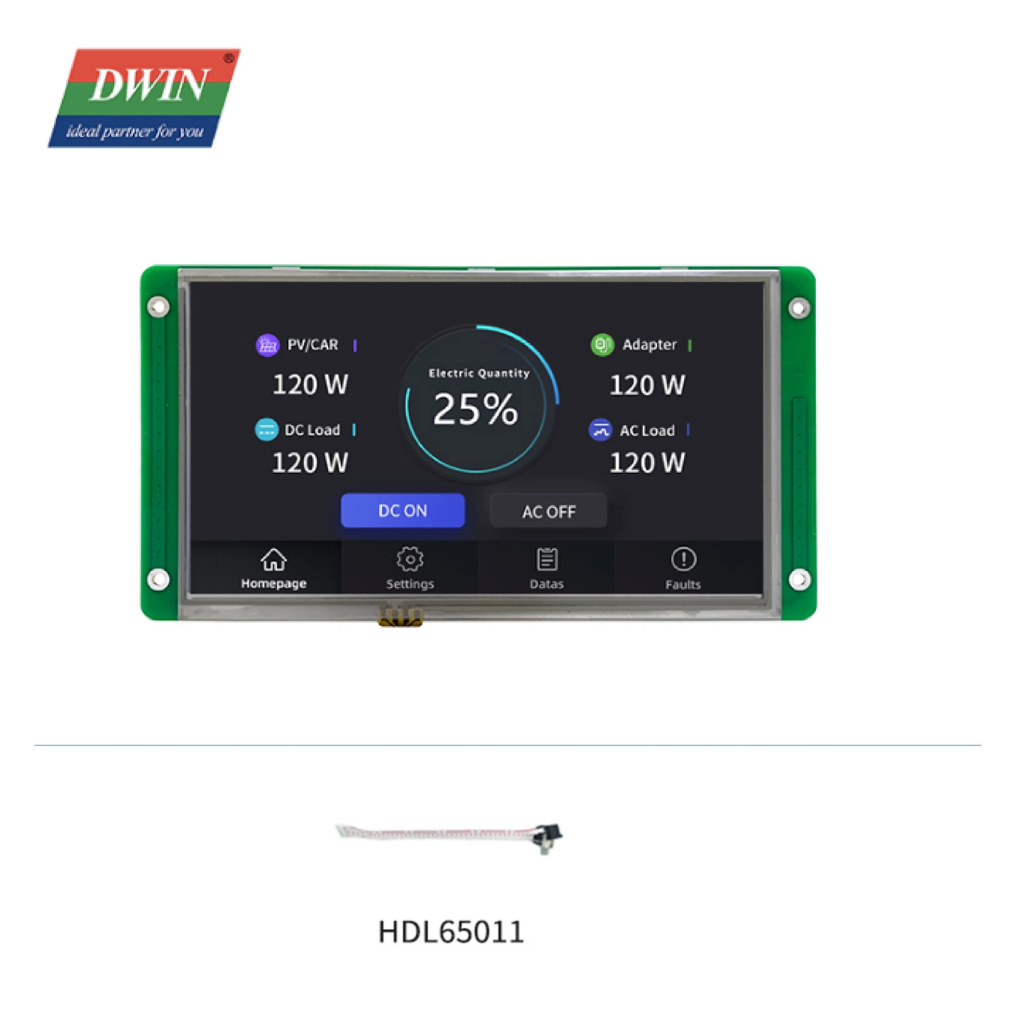 Дисплей DWIN DMG10600T070_01W 7 дюймов RTP with Accessory