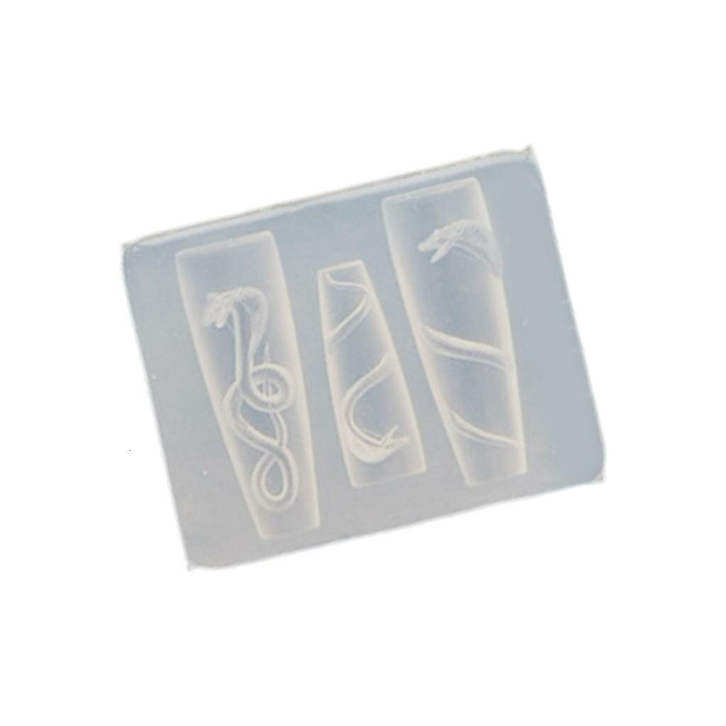 Силиконовая форма для дизайна ногтей "Змея", A