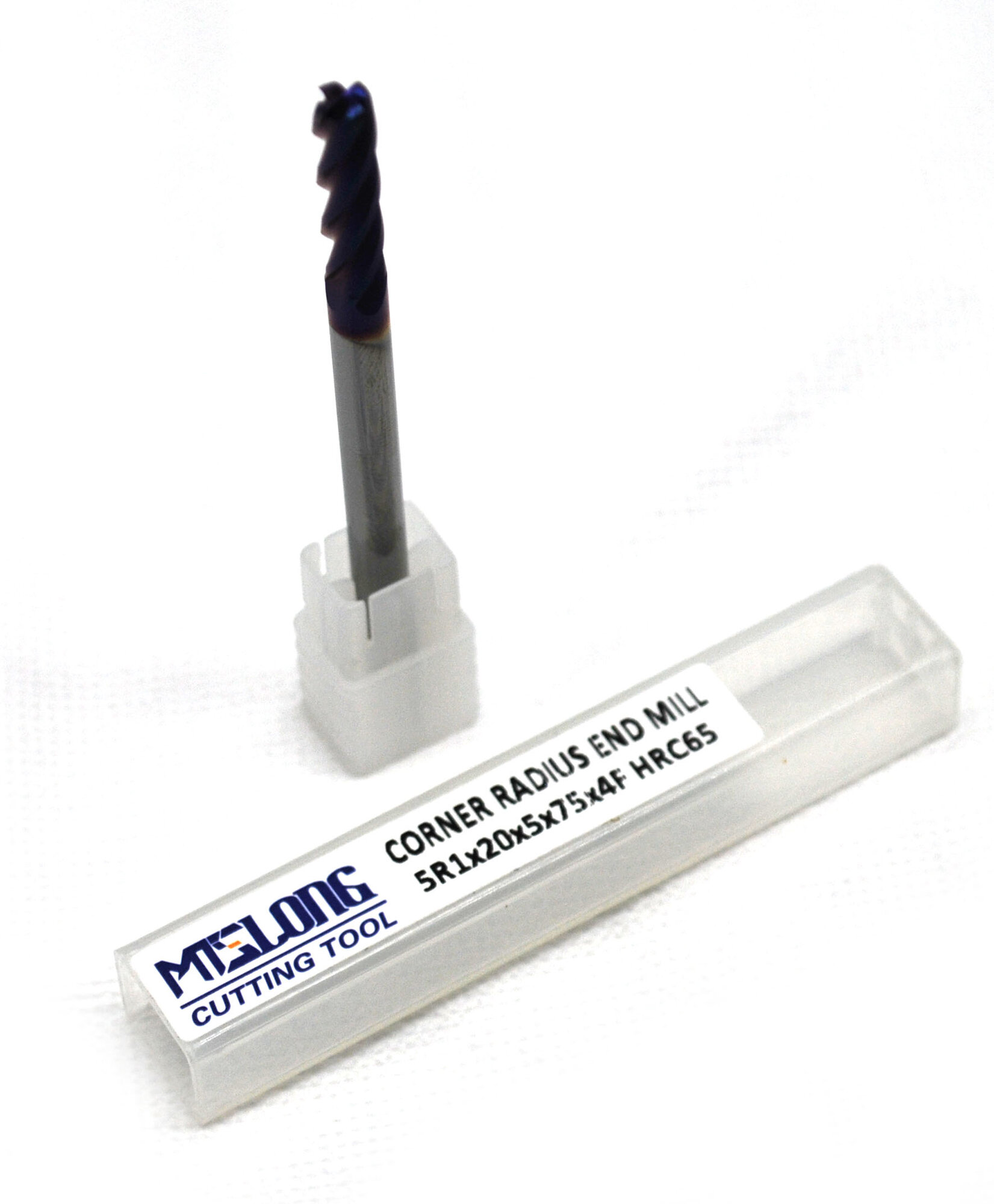 Фреза концевая радиусная твердосплавная D5 мм HRC65 5R1x20x5x75x4F