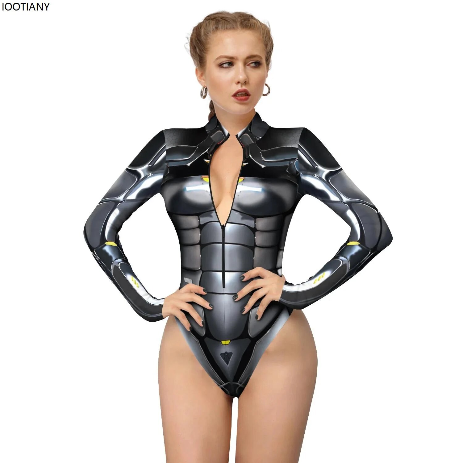 Костюм робота женский IOOTIANY, XL, Цвет J