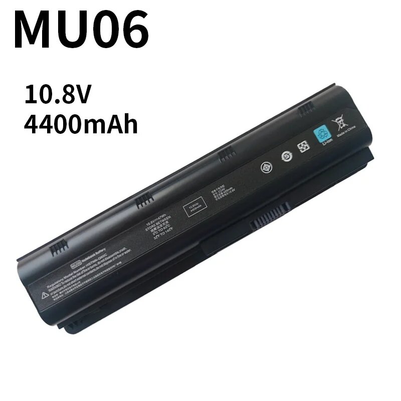 MU06 Аккумулятор для ноутбука HP Pavilion G4 G6 G7 G42 CQ32 CQ42 CQ62 CQ72 DV6 DM4 430 HSTNN-CBOX HSTNN-Q60C HSTNN-UB0W MU09 6 ячеек