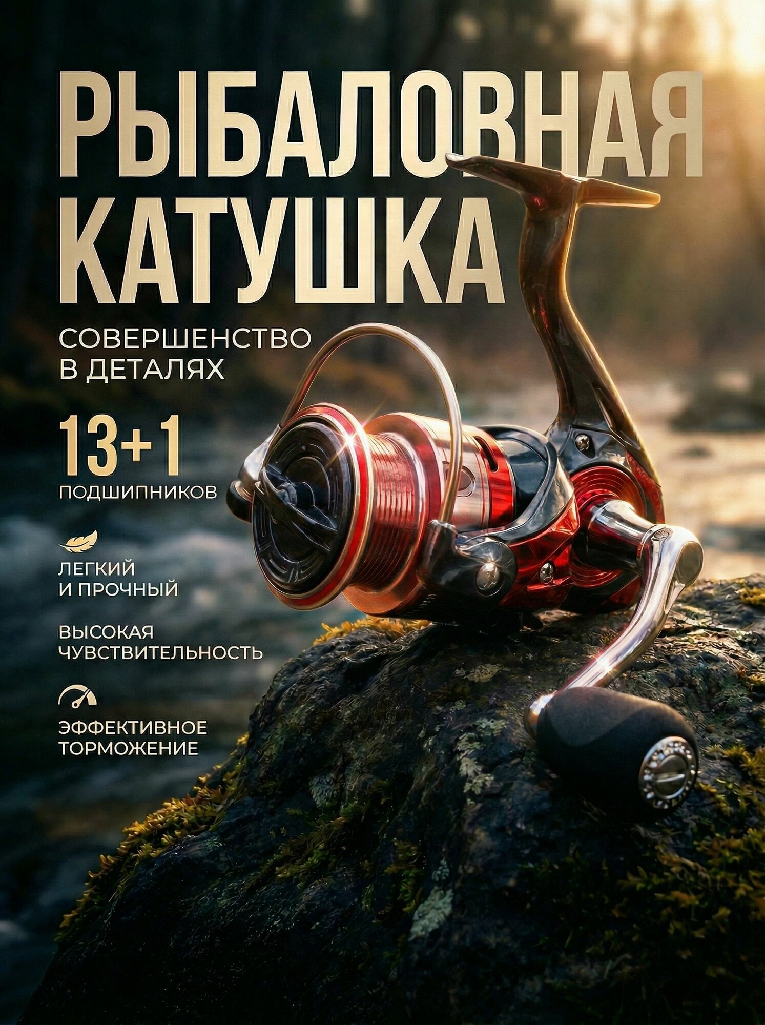 Катушка рыбаловная "Fishing master" sx1 3000