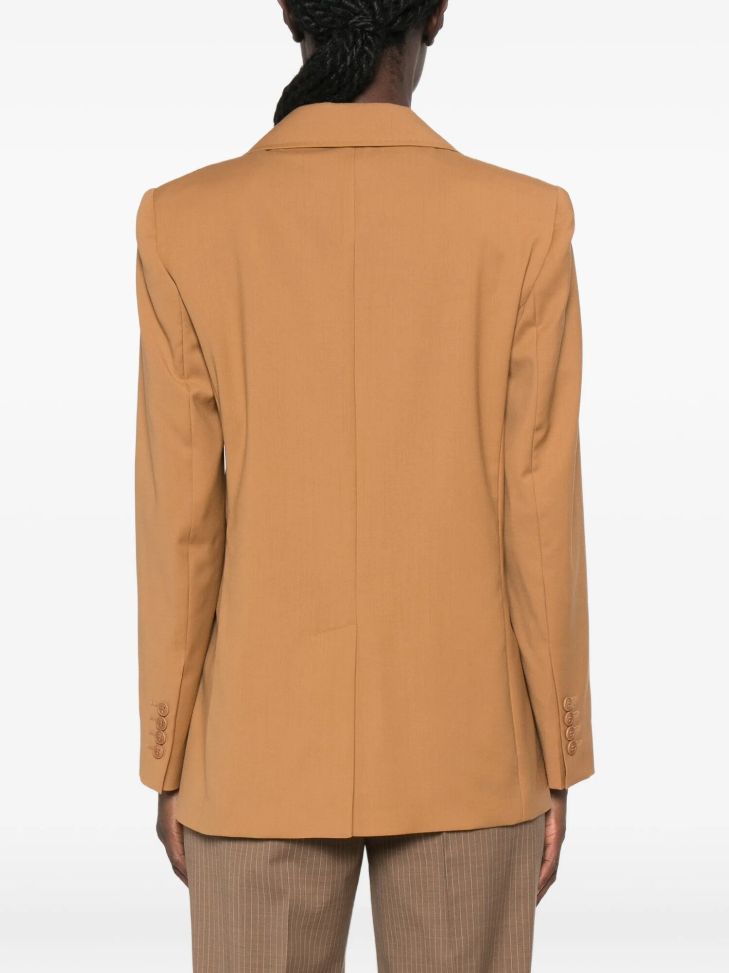 Пиджак Max Mara Single-breasted notched-lapels blazer, размер 40, разноцветный — фото 1