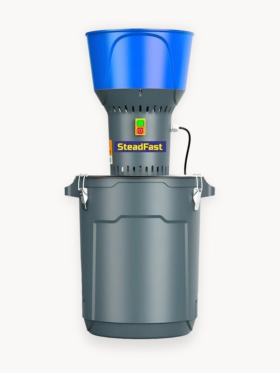 Зернодробилка SteadFast ИЗЭ-300/25, 300 кг/ч, мощность 1000 Вт, измельчитель зерна, кормоизмельчитель