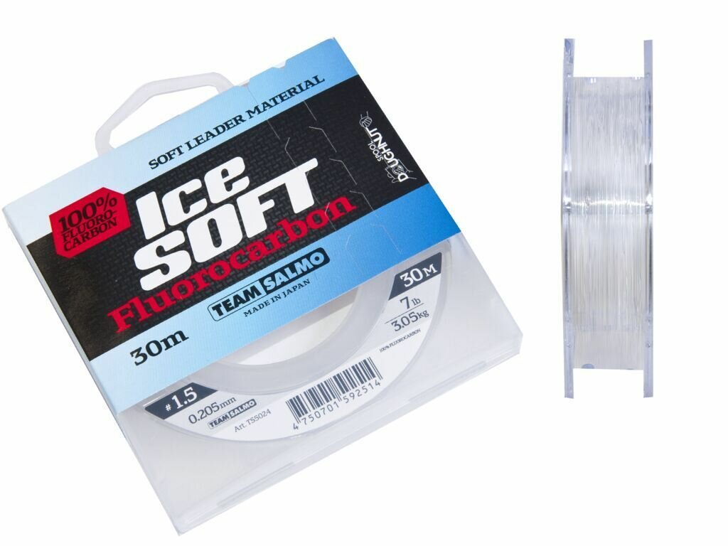Леска монофильная Team Salmo ICE SOFT FLUOROCARBON 030/020