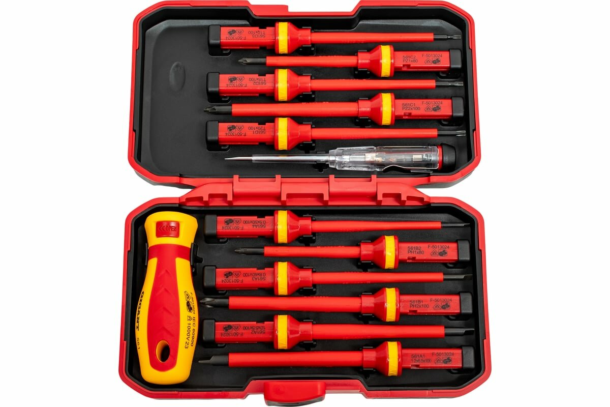 Gigant GBSD-7 Набор диэлектрических отверток изолированных для электроустановок