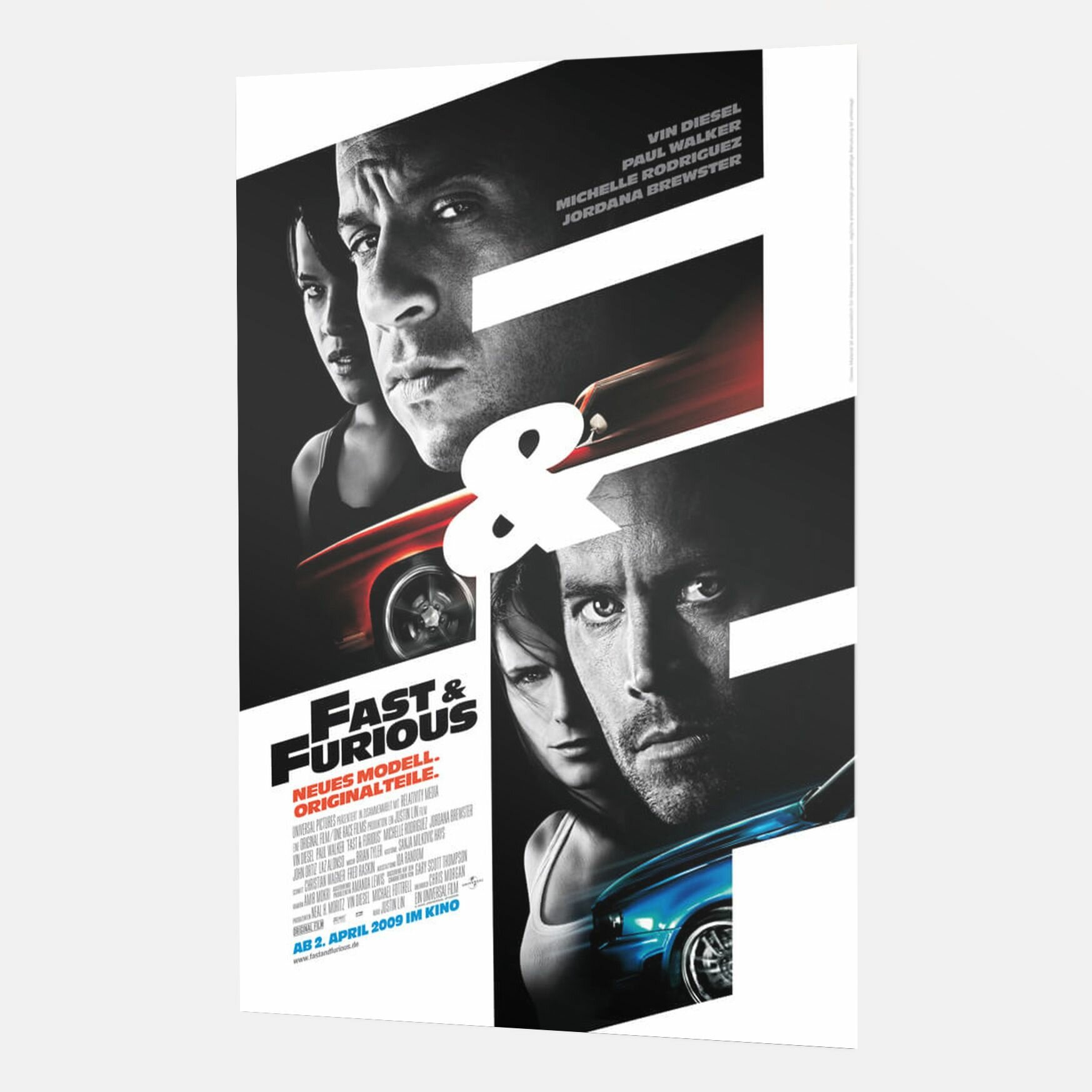 Постер (плакат) по фильму Форсаж 4 40x60 см. от Poster4me