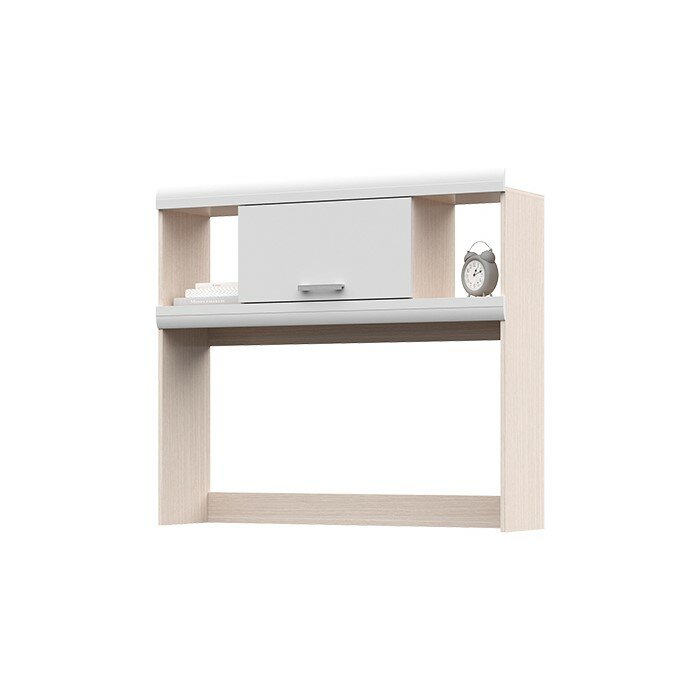 Симба надстройка для стола (1196*1072*314) дуб белфорт/белый глянец