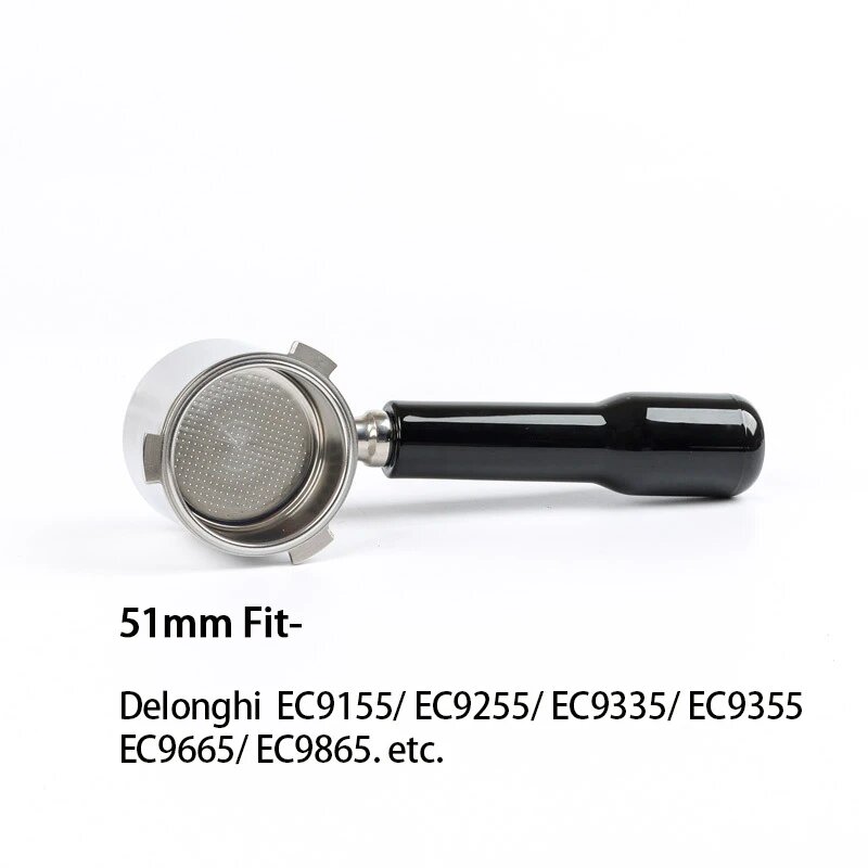 Бездонный портафильтр 51мм для Delonghi EC9155/EC9255/EC9335/EC9355/EC9