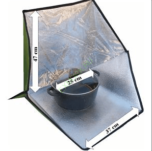 Портативная солнечная духовка Exmork , с подогревом от солнца, для пикника, 1 шт.