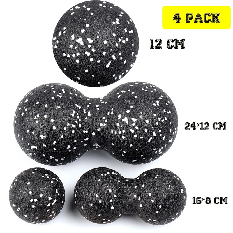Набор фитнес-мячей EPP, черный, big ball set6