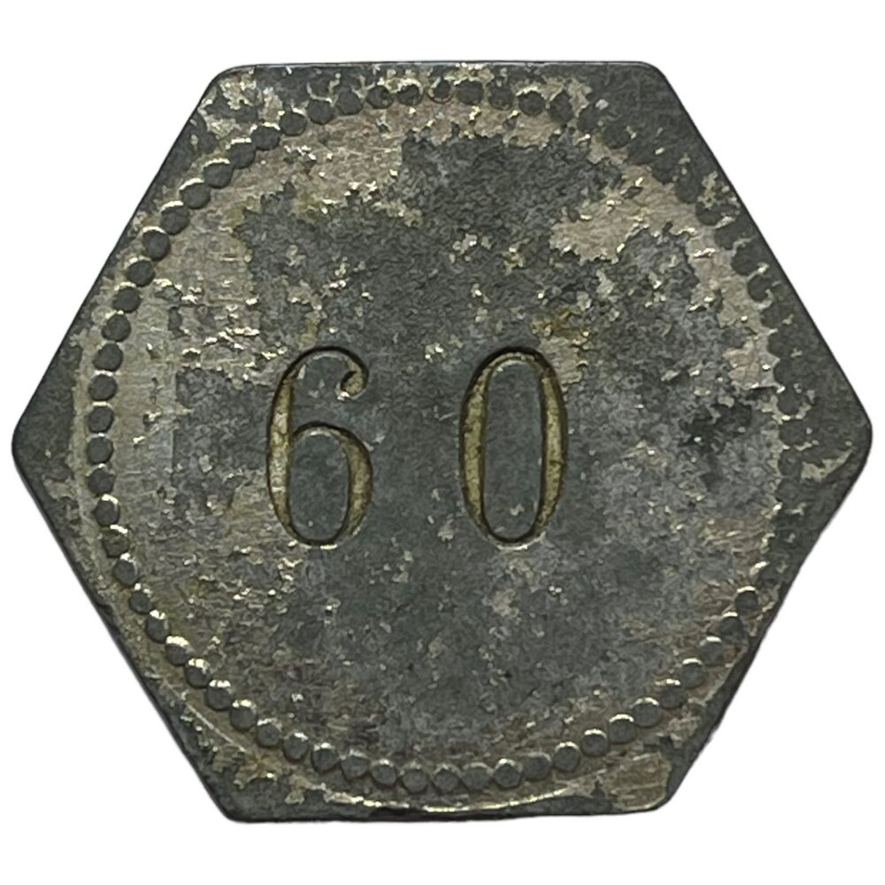 Германия, Майнц, токен 60 пфеннигов 1940-1980 гг. (Торговая лавка Veith)