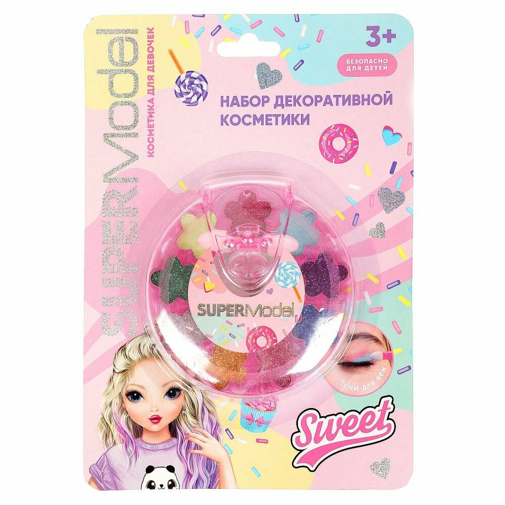 Косметика для девочек-модниц: тени с блестками милая леди 70577L4-TM-ML