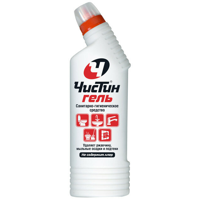 Чистин Санитарно-гигиеническое средство гель от налета и ржавчины для ванной и кухни 750 г