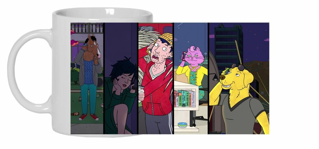 Кружка Конь БоДжек, BoJack Horseman №10, Кружка-Хамелеон