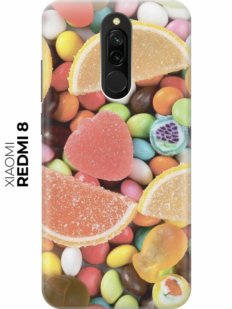 Силиконовый чехол Мармеладки на Xiaomi Redmi 8 / Сяоми Редми 8