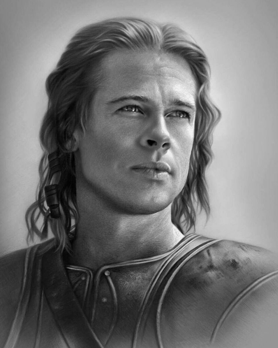 Фотокартина с известным актером кино Бредом Питтом