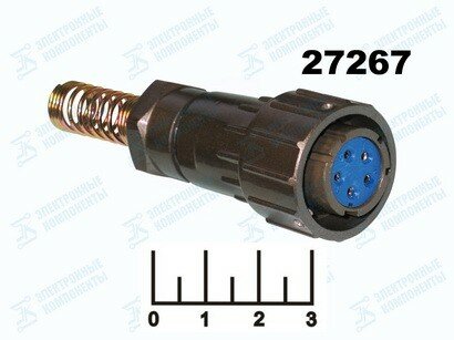 Разъем 5pin гнездо на кабель FQ18-5TK
