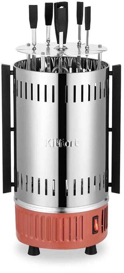 Шашлычница электрическая Kitfort КТ-1407 стальной