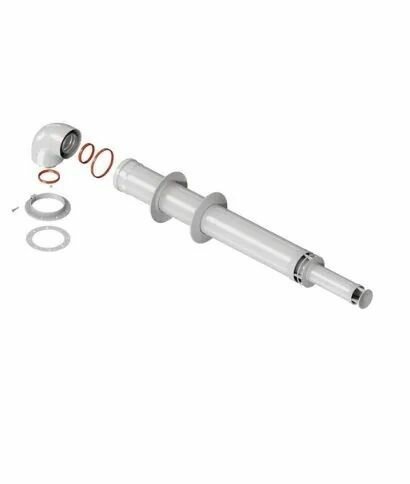 Комплект дымохода/Коаксиальная труба (60/100mm) 0,75 м(антилед)Baxi, Ariston, Vaillant, Arderia, Mora Protherm 2015г