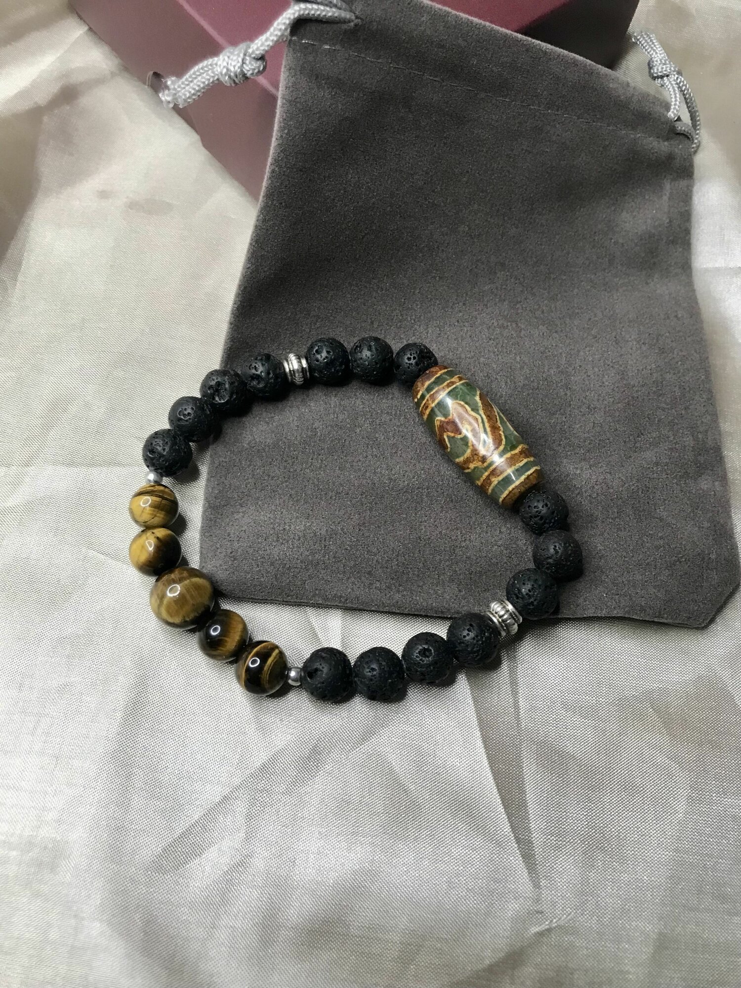 Браслет, тигровый глаз