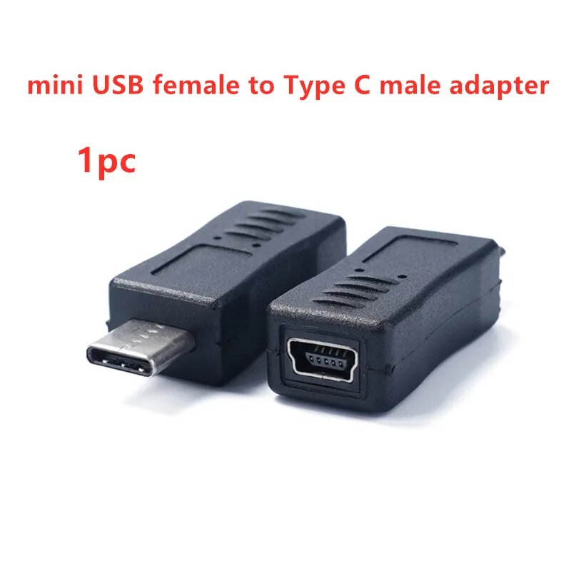 Адаптер USB Type-C (папа) - mini USB (мама) B