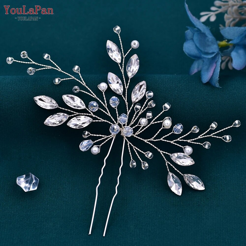 YouLaPan заколка для волос из горного хрусталя HP103-1