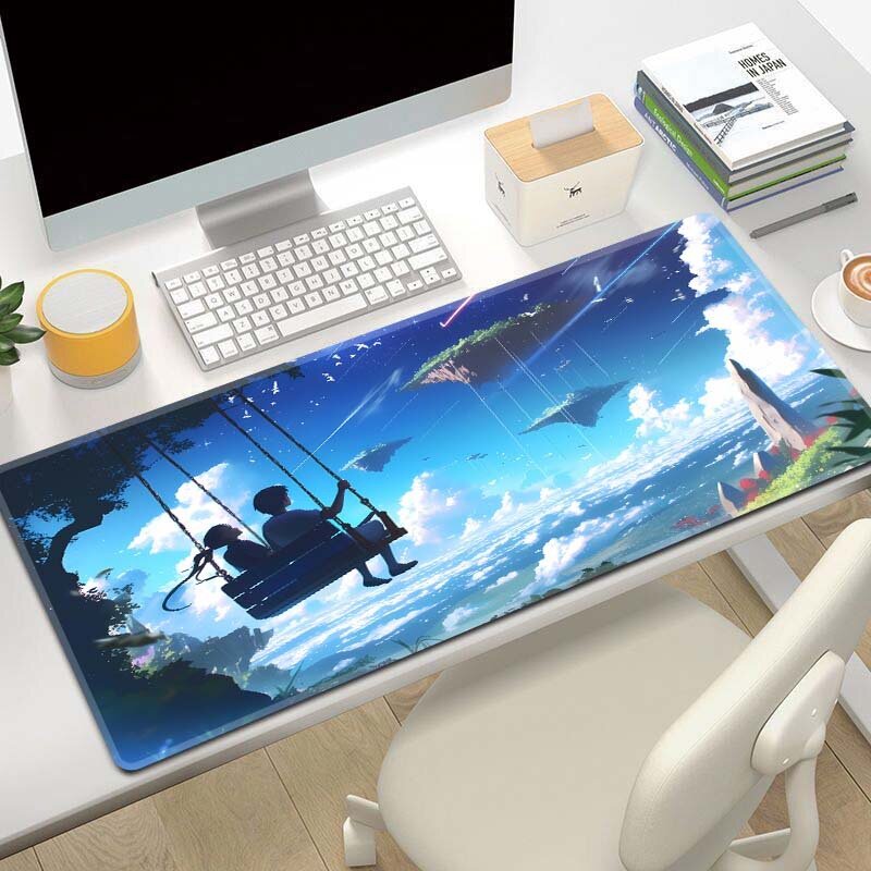 Коврик для мыши Liangcaida "B40-Пейзажная анимация", ткань, нескользящий, 1000x500 мм