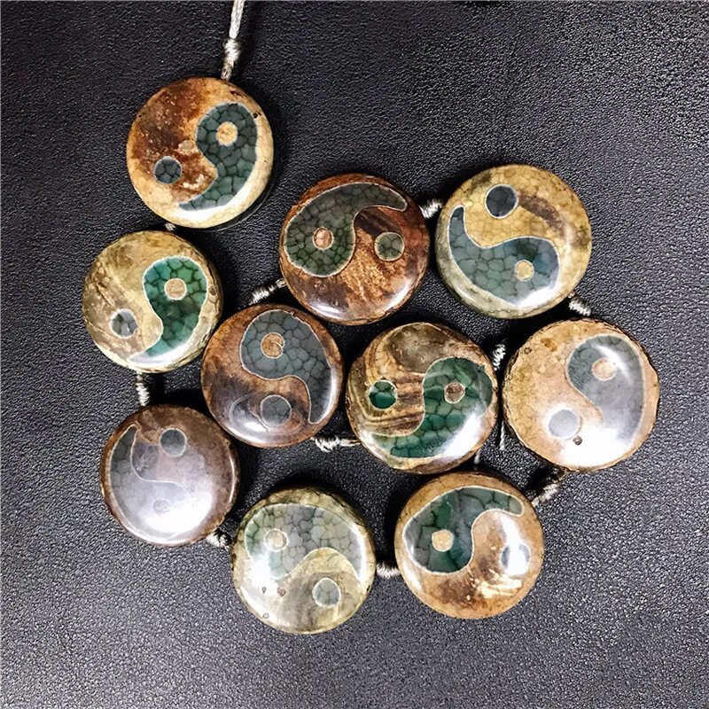 Тибетские бусины из агата Дзи Aura Myria