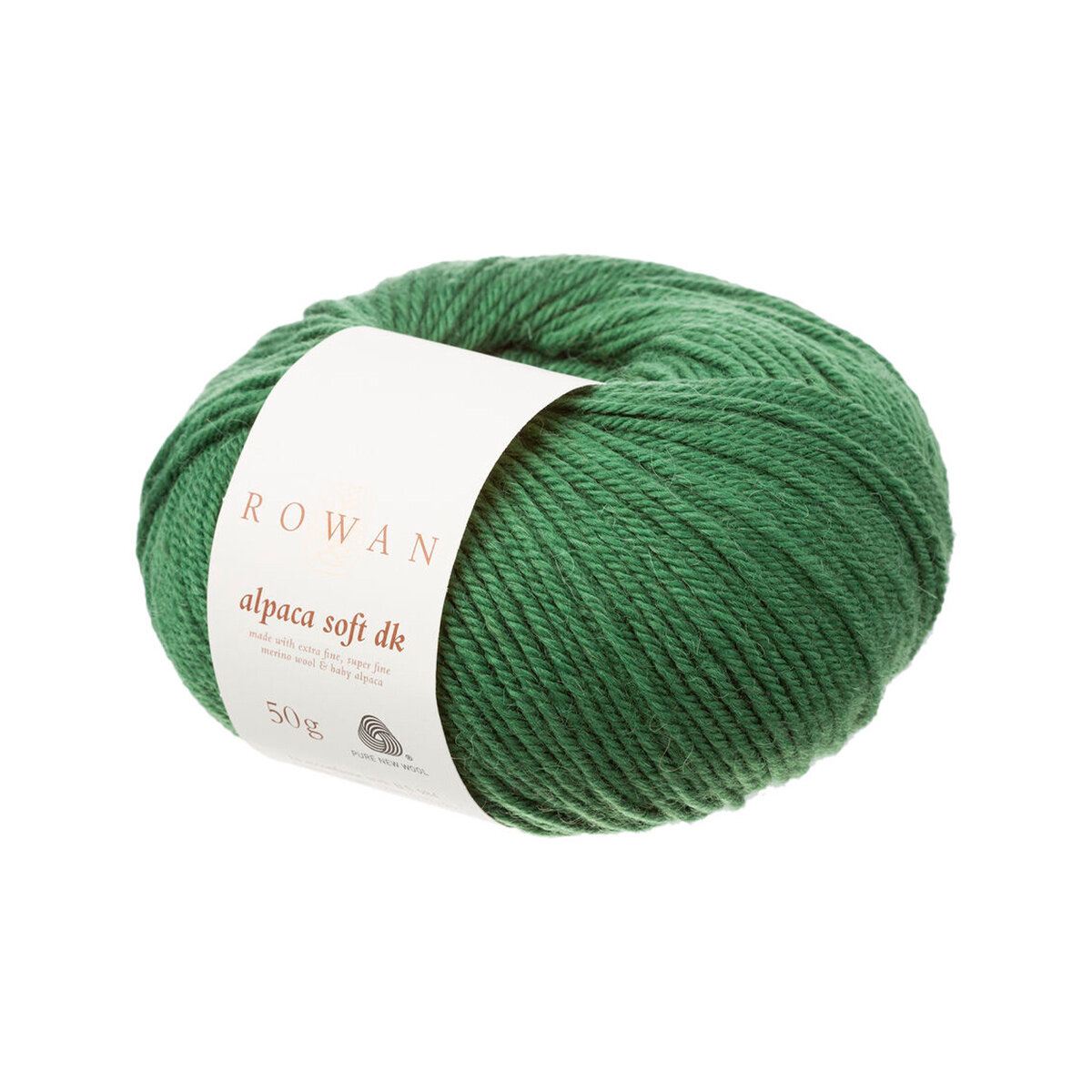 Alpaca Soft DK /Альпака Софт ДК/ пряжа Rowan, 9802210 (215, clover (клевер), зеленый)