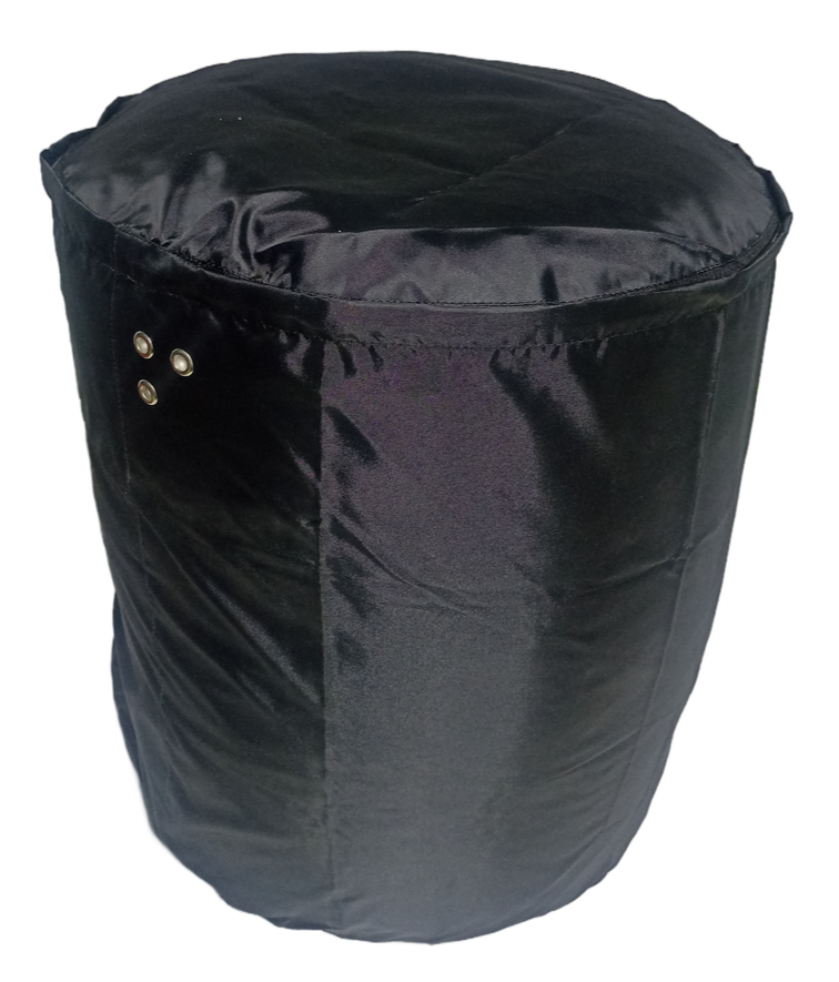 Пуф Мир Пуффов «Цилиндр», цвет Черный съемный чехол, влагостойкий оксфорд