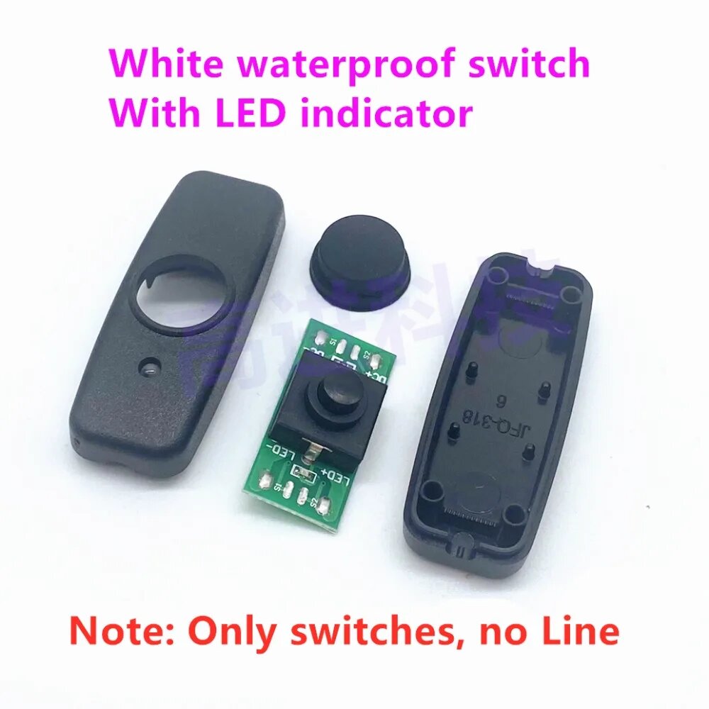 Водонепроницаемый диммер 5-24В черный